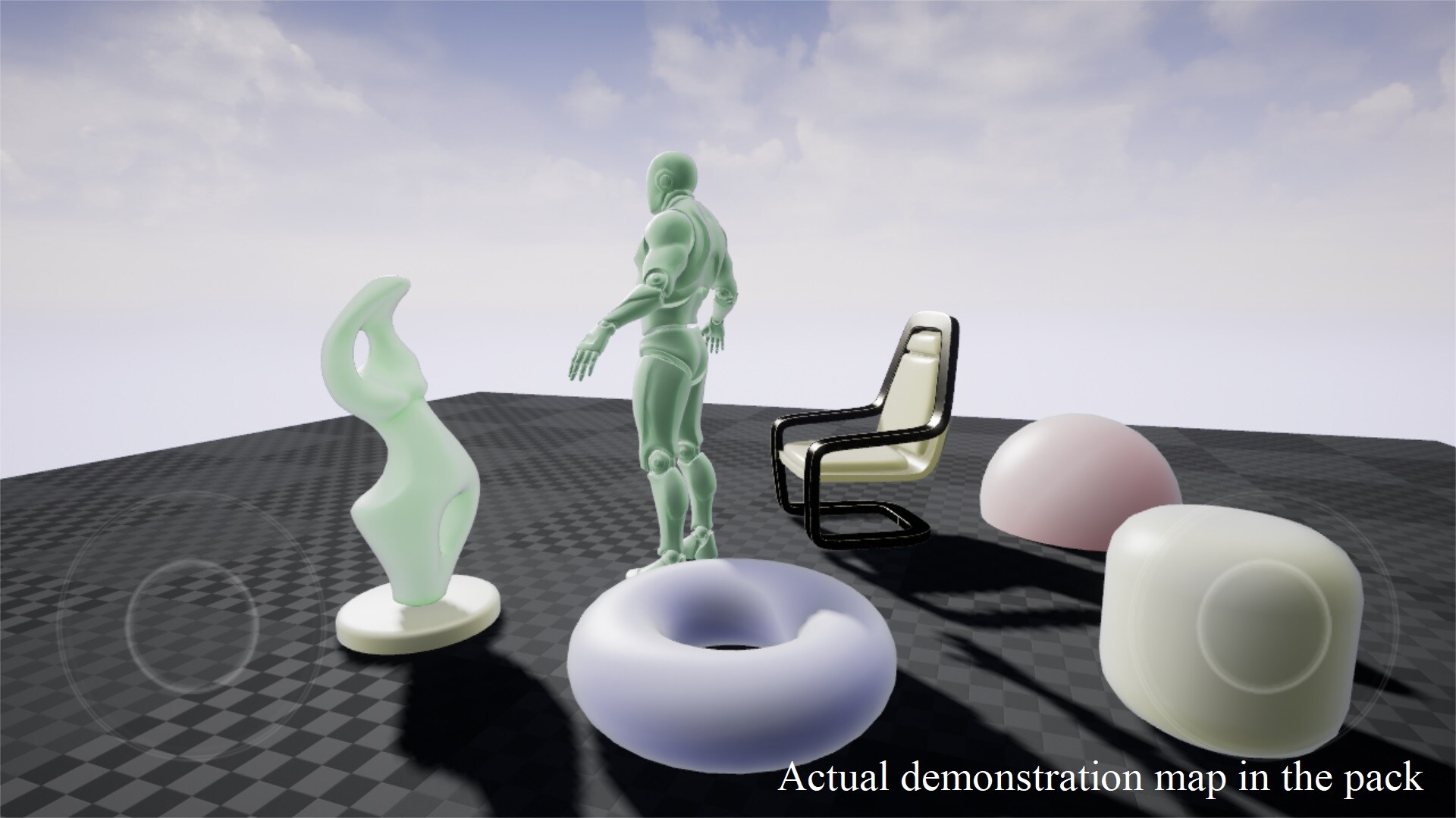 EzJadeXSSS: Light-Weight Subsurface Scattering Materials：マテリアル - UE ...