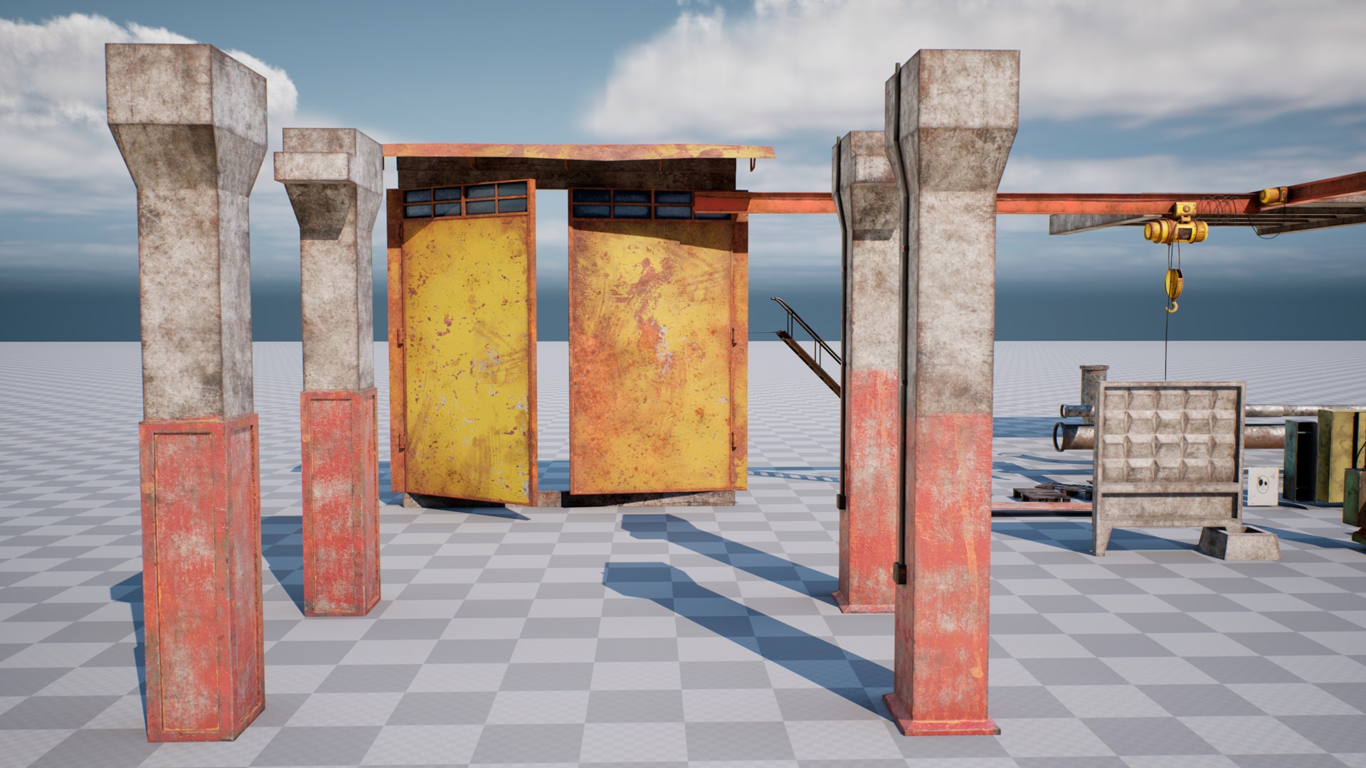 Modular Abandoned Factory In Environments UE Marketplace modular-abandoned-factory-in-environments-ue-marketplace