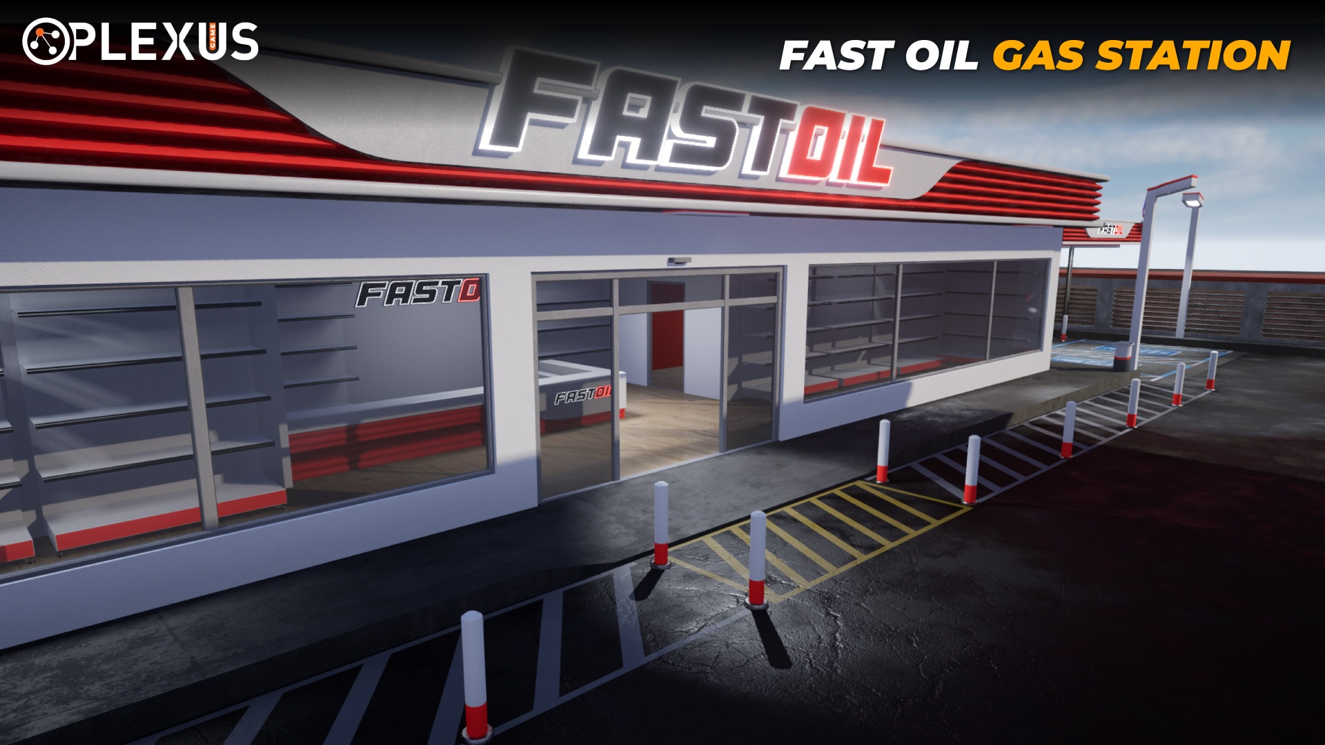 FAST OIL FUEL & GAS STATION：プロップ・小物 - UE マーケットプレイス