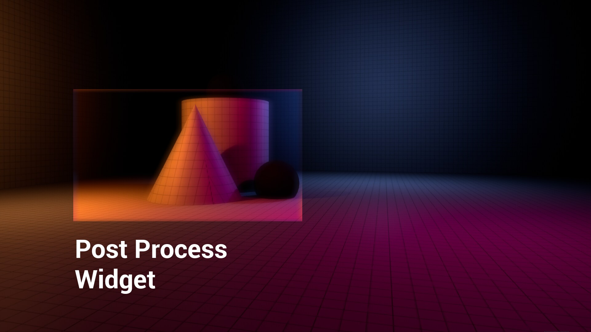 Postprocess Widget In Code Plugins Ue Marketplace