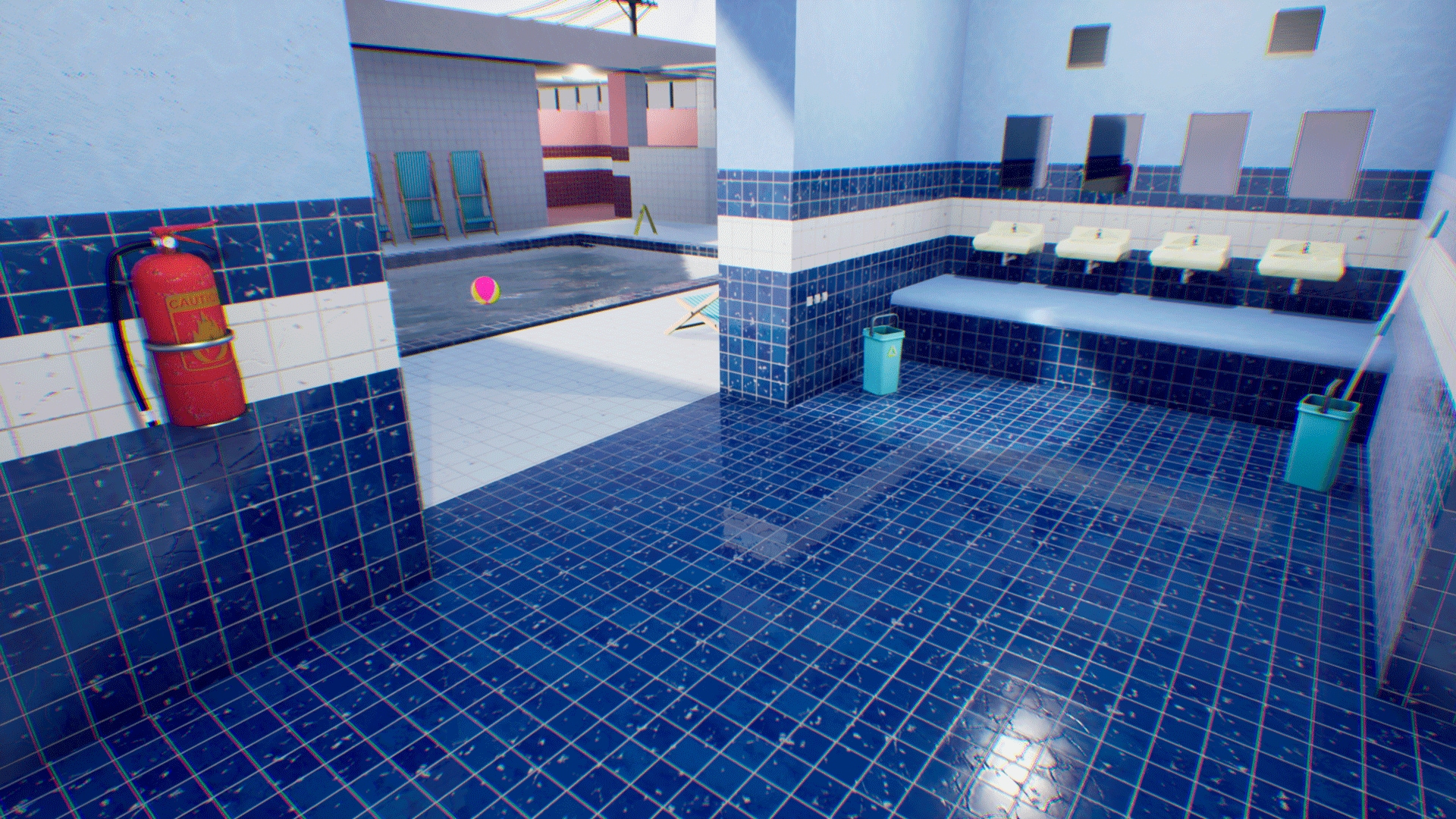 在环境创建的FPS map - pool - 虚幻引擎商城