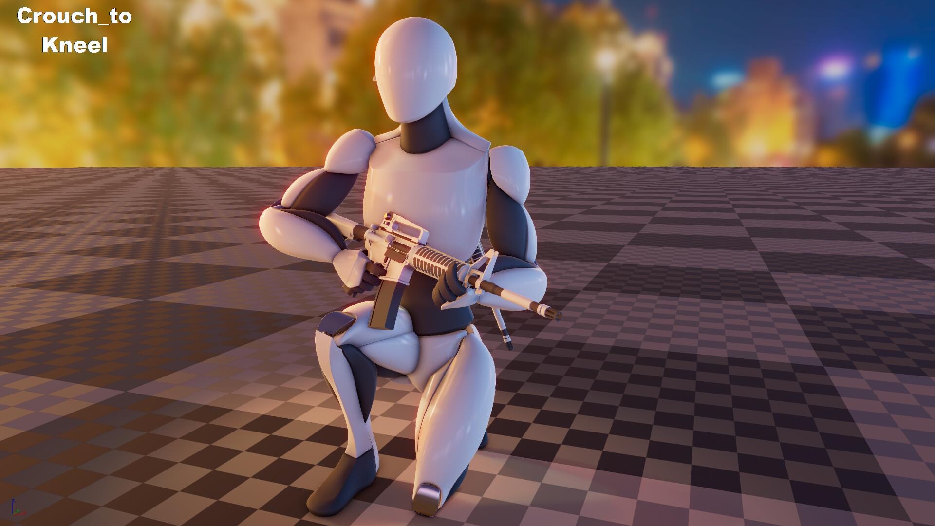 Female Movement Rifle in Animations - UE Marketplace