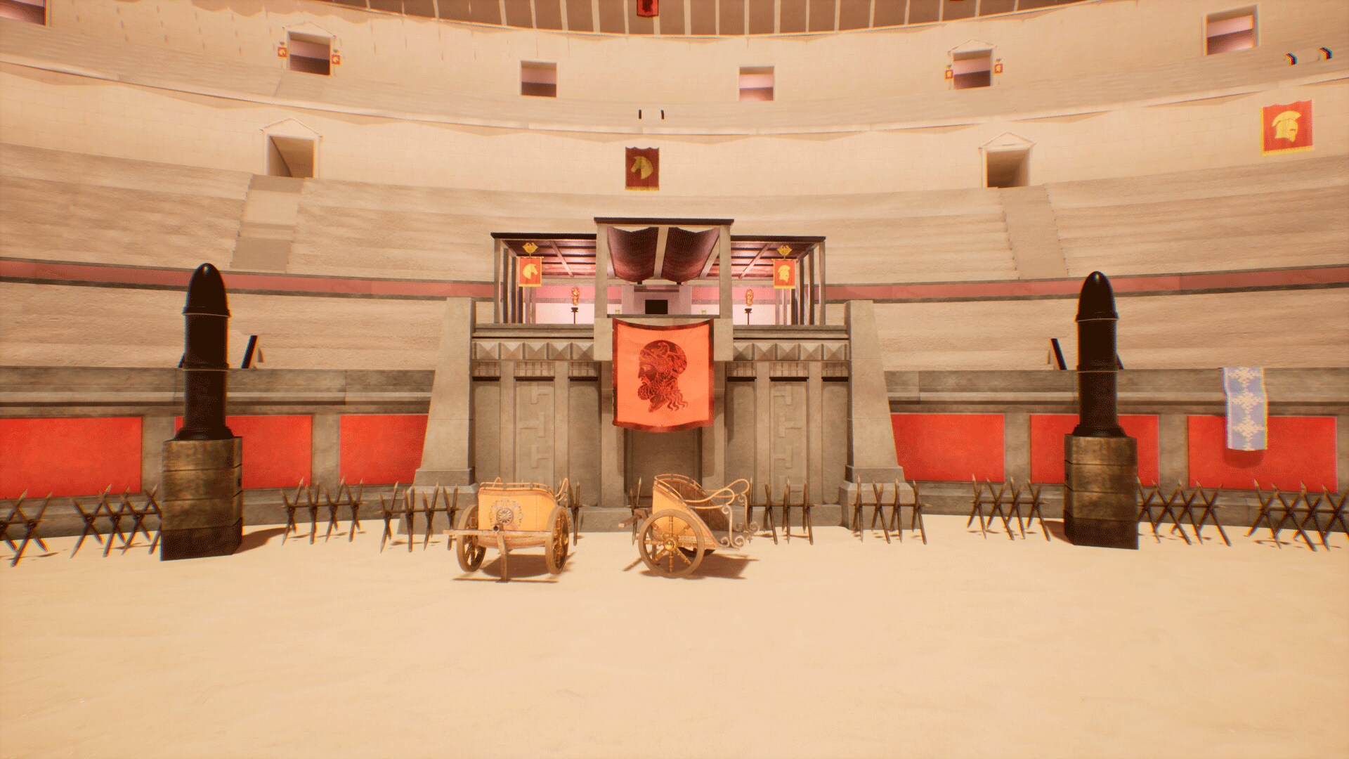 3d Colosseum Interior