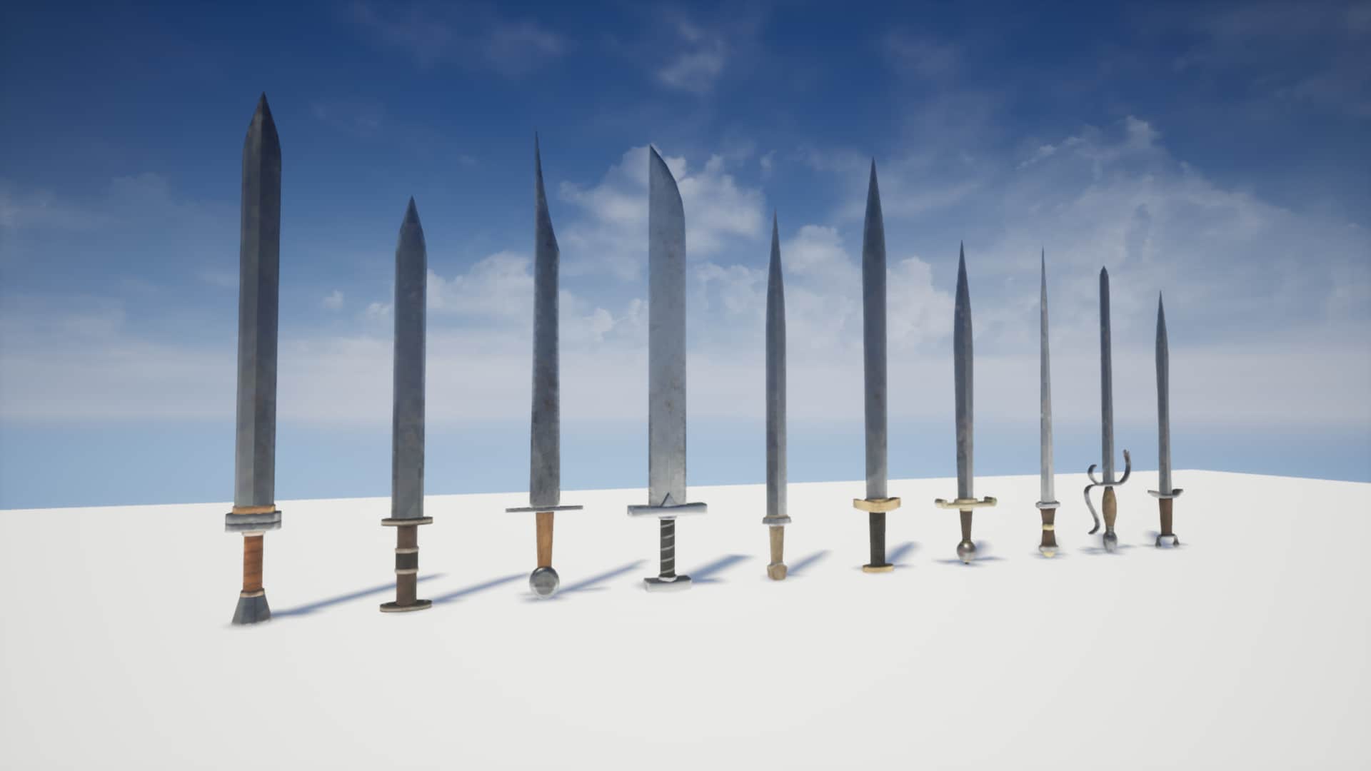 Old Swords Pack in Weapons - UE Marketplace