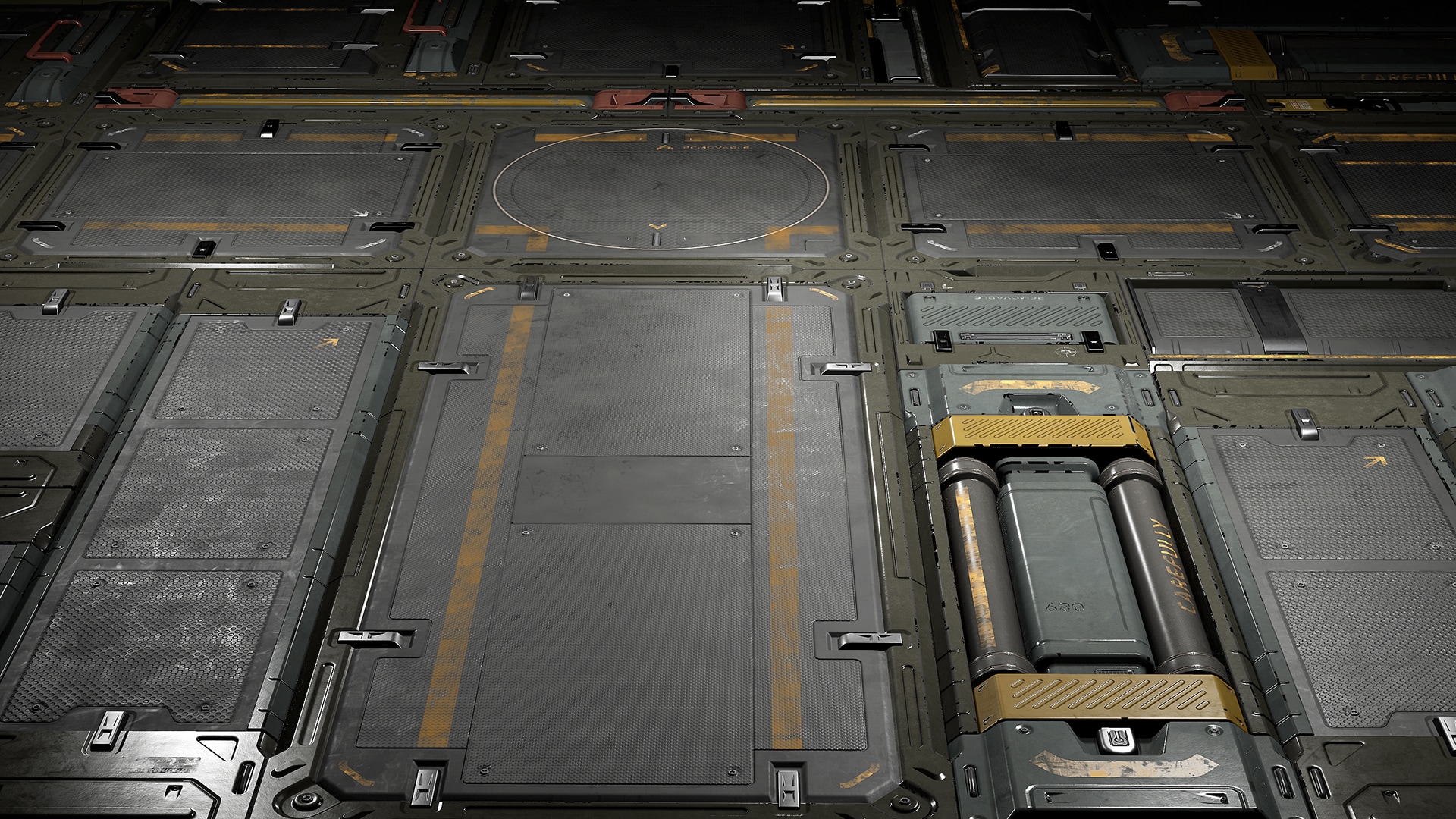 Sci Fi Floor Pack in Props - UE Marketplace