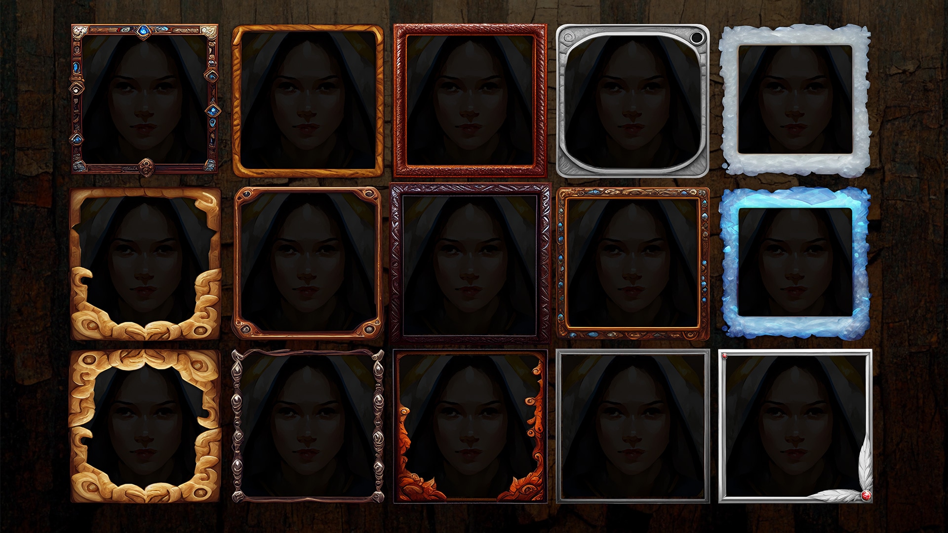 Avatar Frames HQ 2 in 2D Assets - UE Marketplace