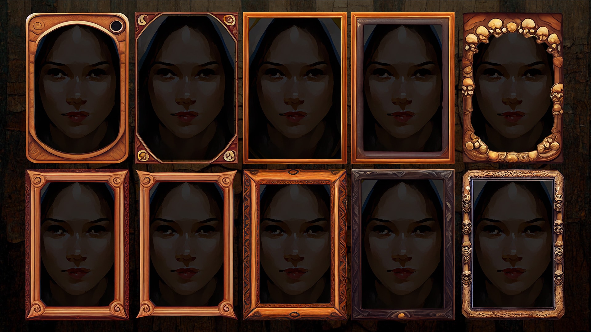 Avatar Frames HQ 2:3：2Dアセット - UE マーケットプレイス