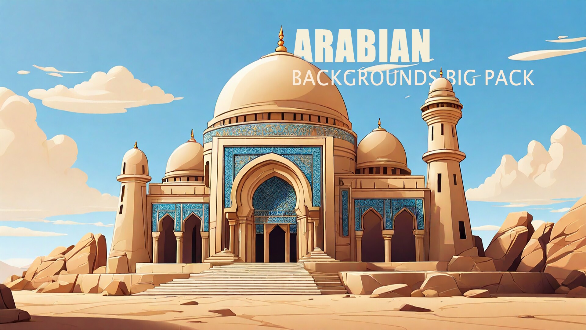 110+ ARABIAN BACKGROUNDS：2Dアセット - UE マーケットプレイス