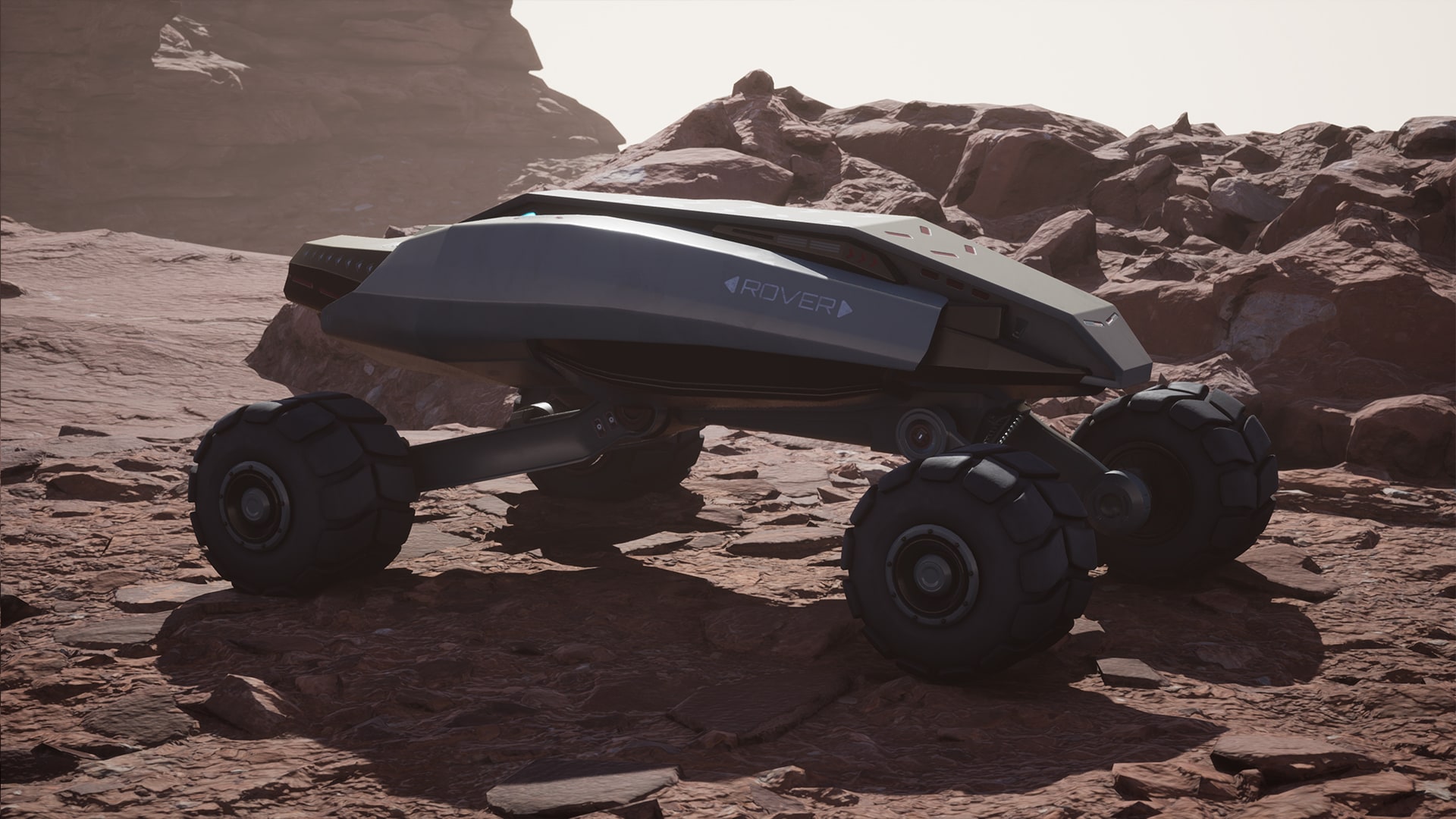 Futuristic Rover in Characters - UE Marketplace