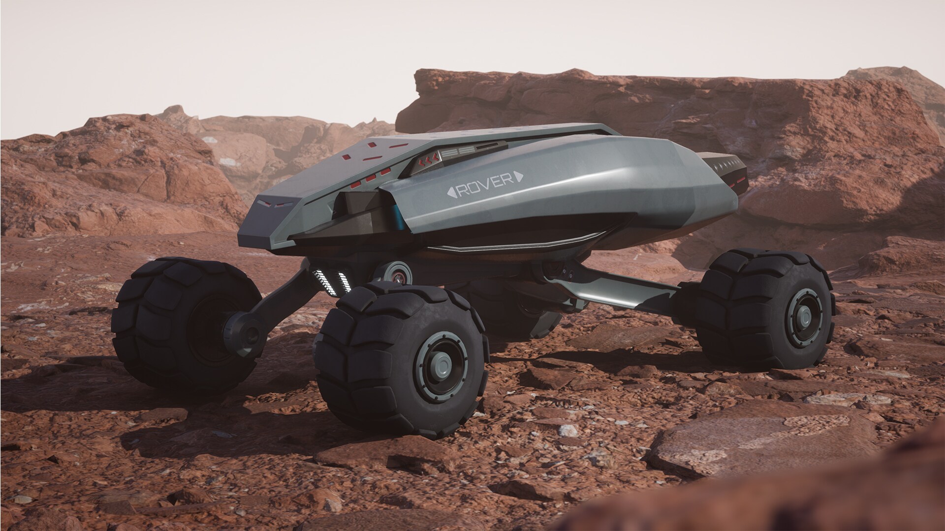 Futuristic Rover in Characters - UE Marketplace