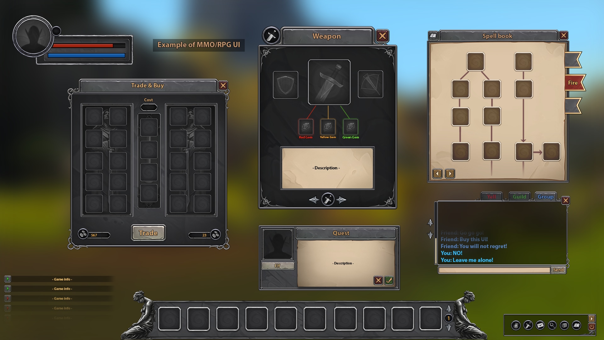 Gothic UI in 2D Assets - UE Marketplace