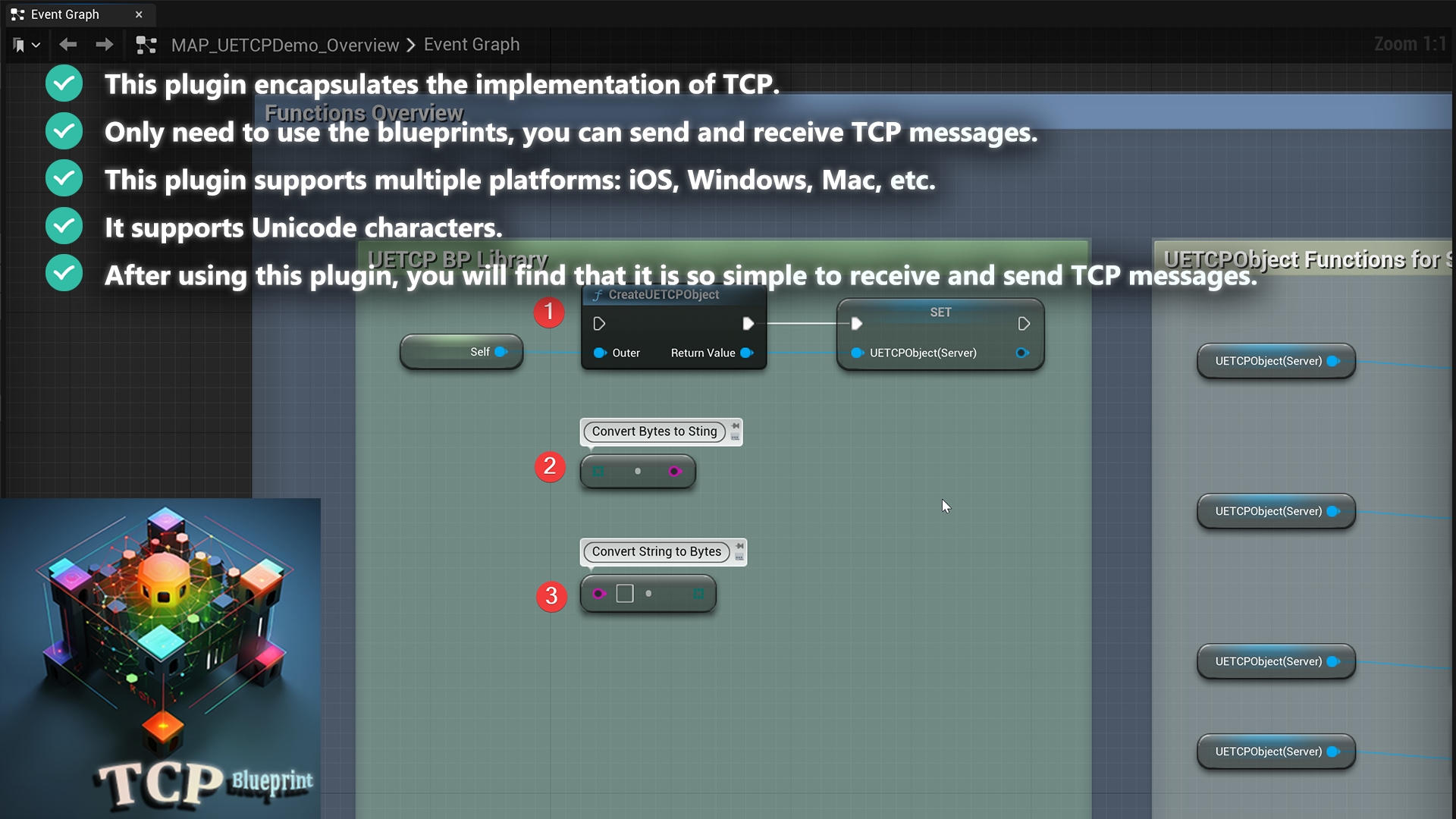Ue Tcp Uetcp Tcp Blueprint For Ue In Code Plugins Ue Marketplace