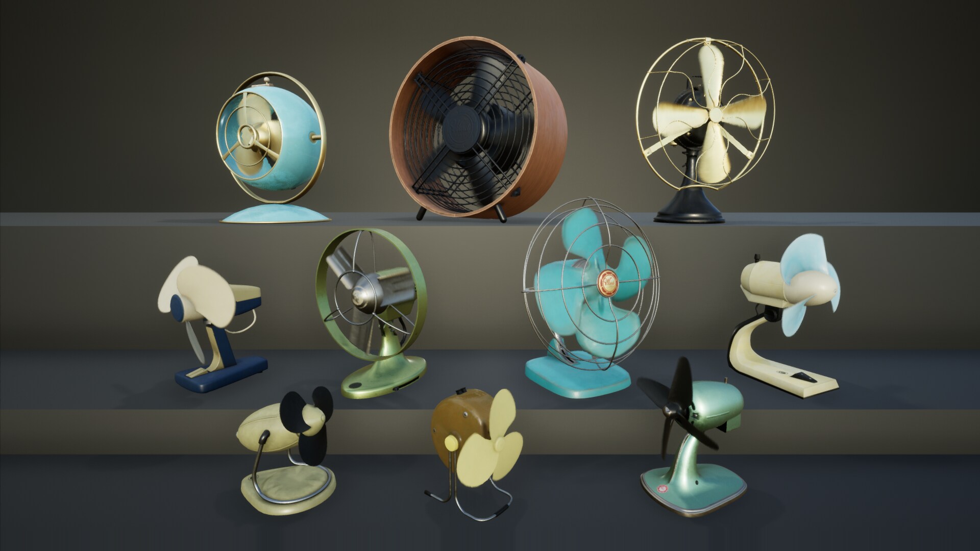 Desktop Fans Vol 01 in Props - UE Marketplace