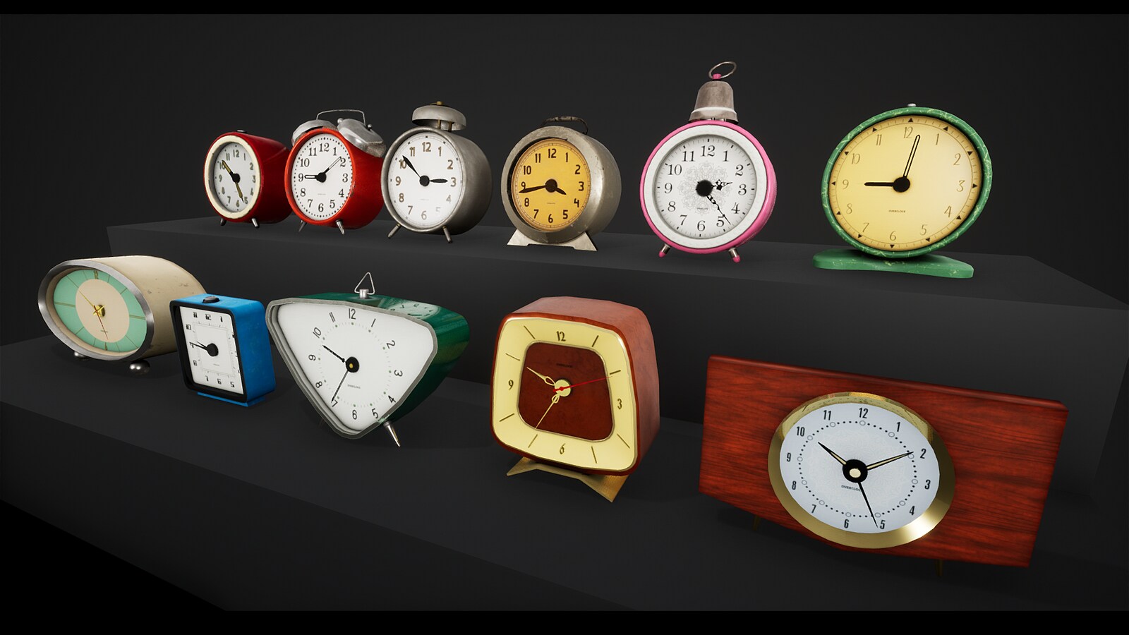 Clear and dirt desktop clocks. in Props - UE Marketplace
