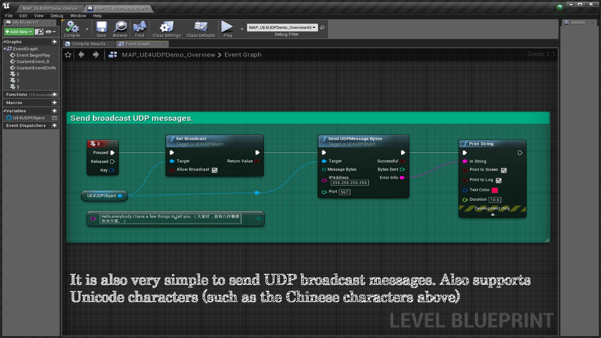 UE4UDP (UDP Feature For UE4) in Code Plugins - UE Marketplace