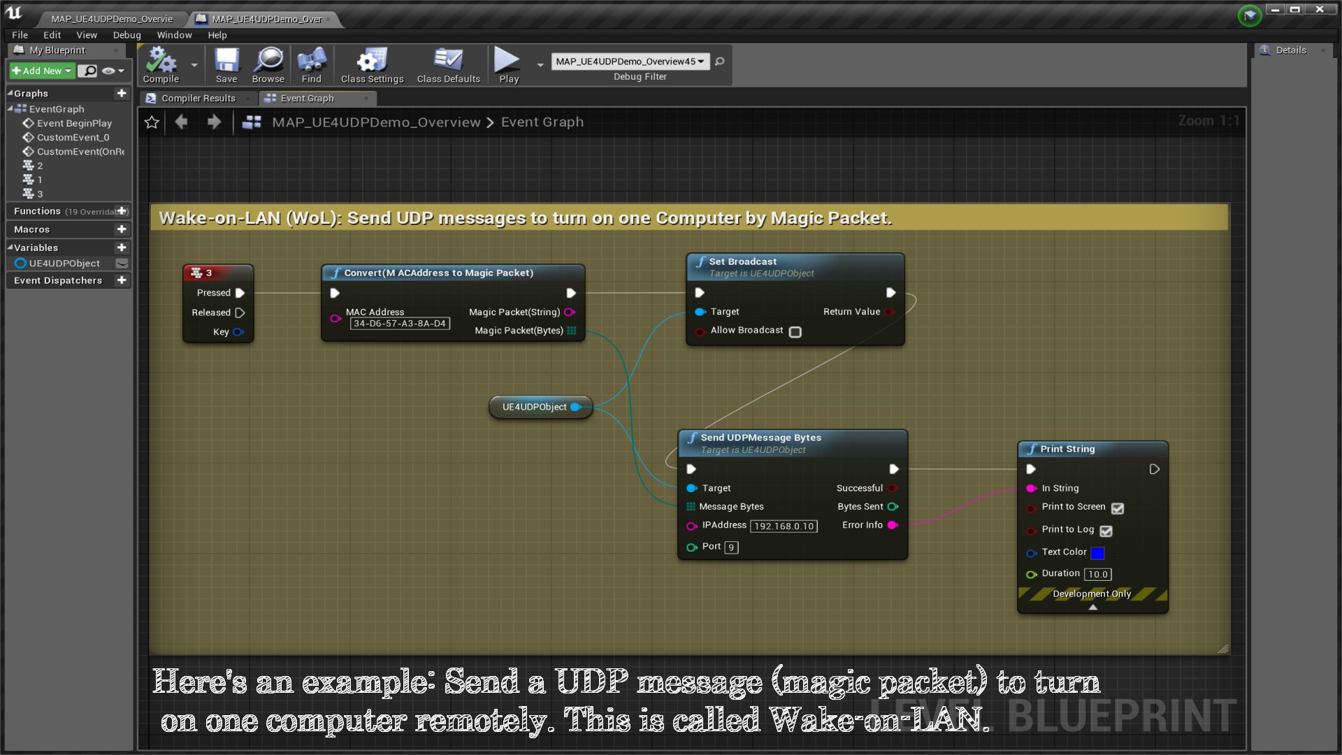 UE4UDP (UDP Feature For UE4) in Code Plugins - UE Marketplace