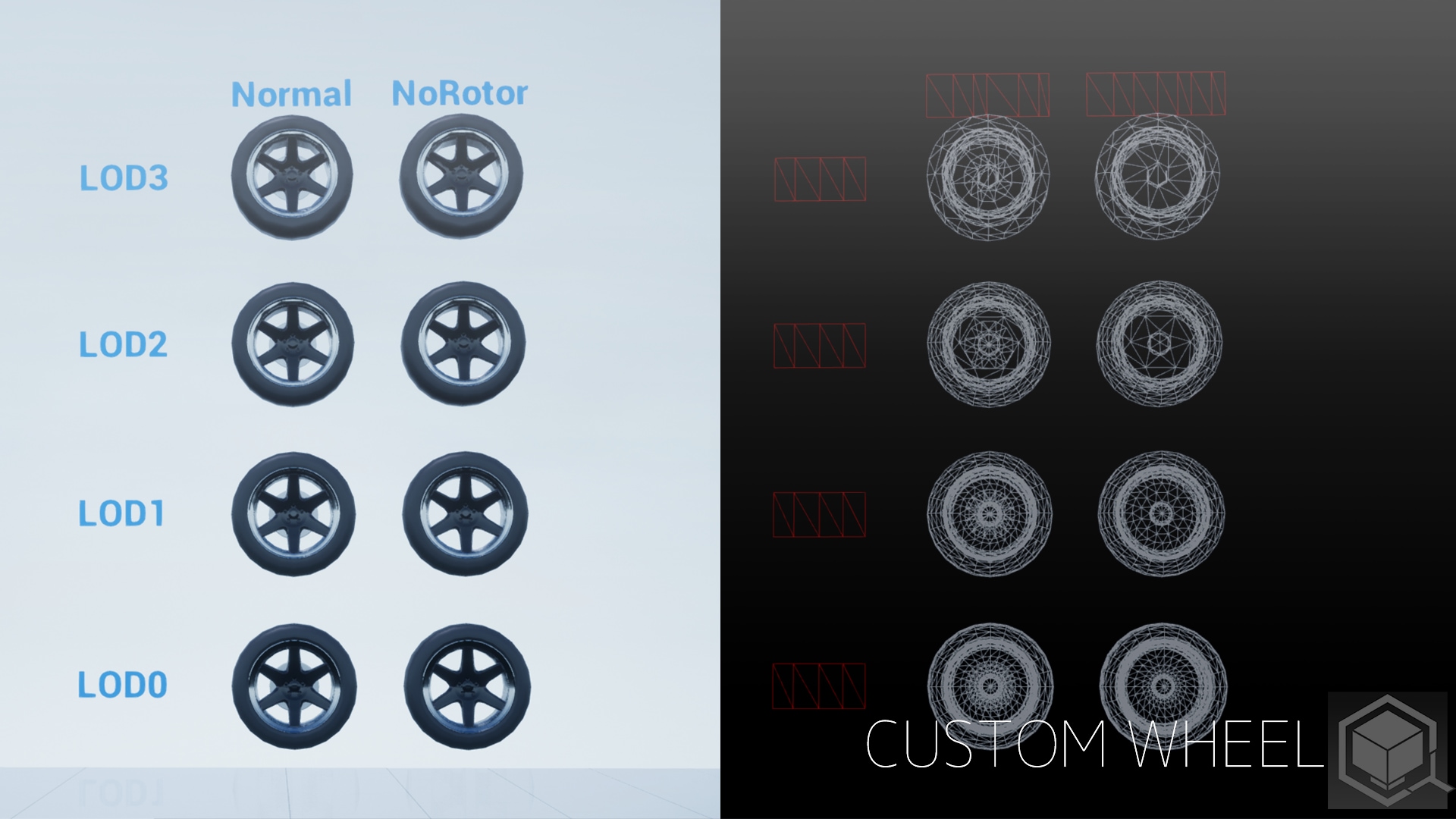 Custom Wheel in Blueprints - UE Marketplace