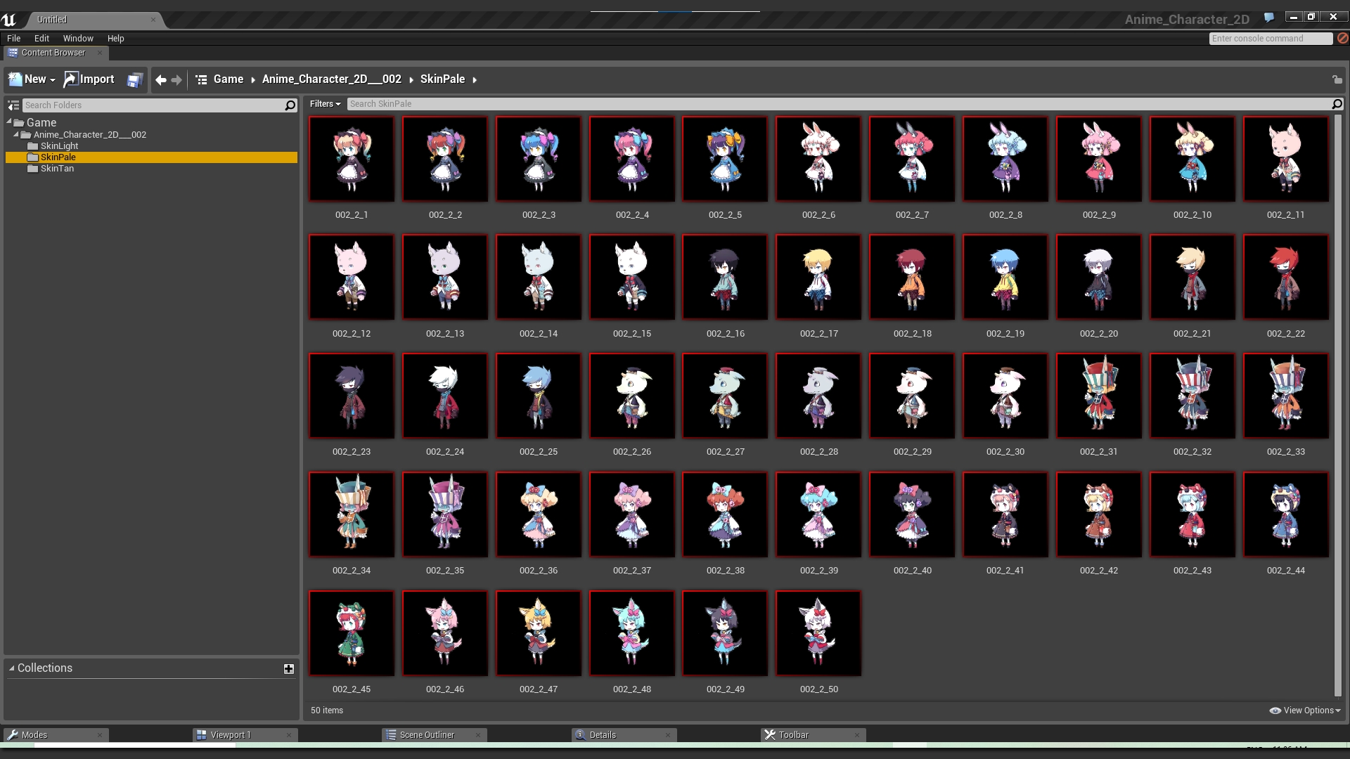 Anime Character 2D Pack.002 in 2D Assets - UE Marketplace