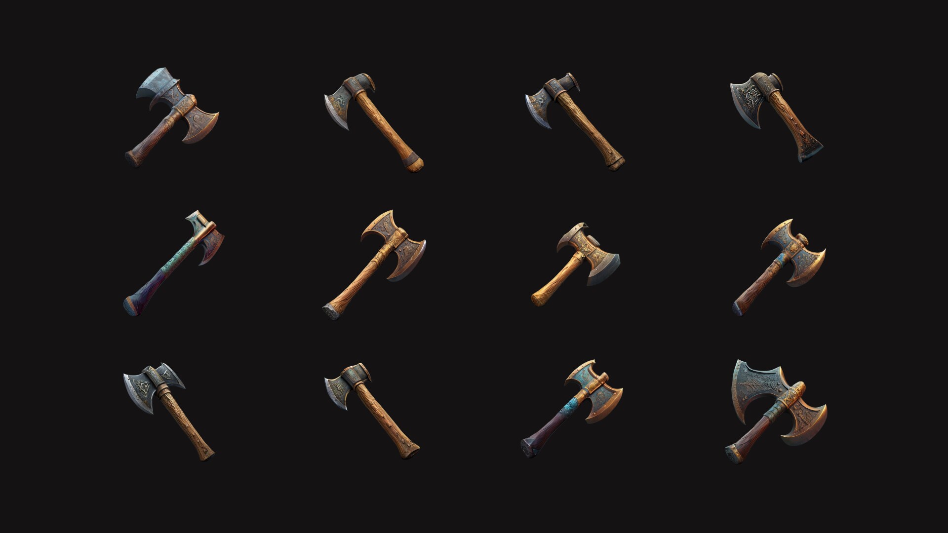 Axes 2D Asset Pack in 2D Assets - UE Marketplace