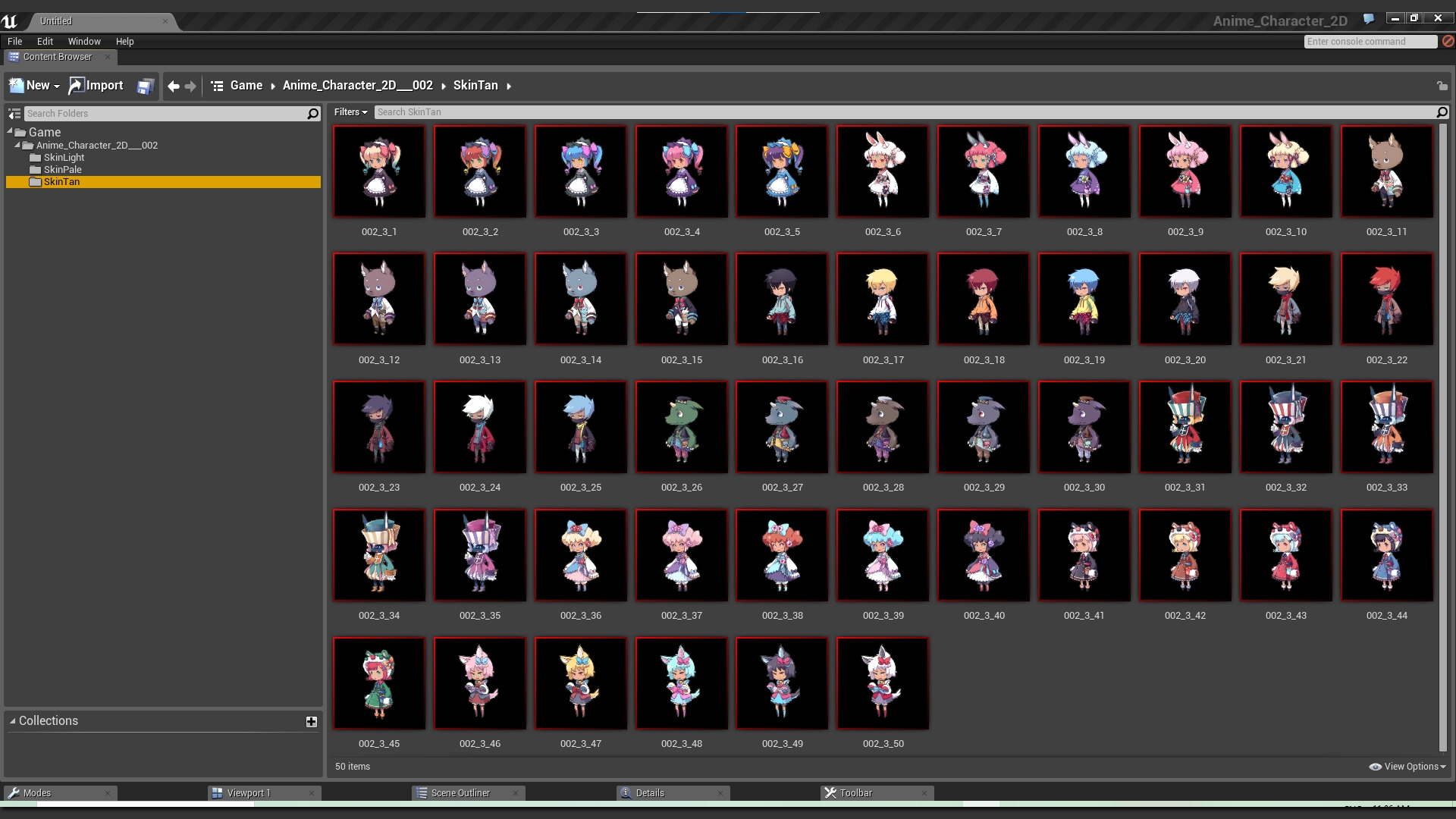 Anime Character 2D Pack.002 in 2D Assets - UE Marketplace