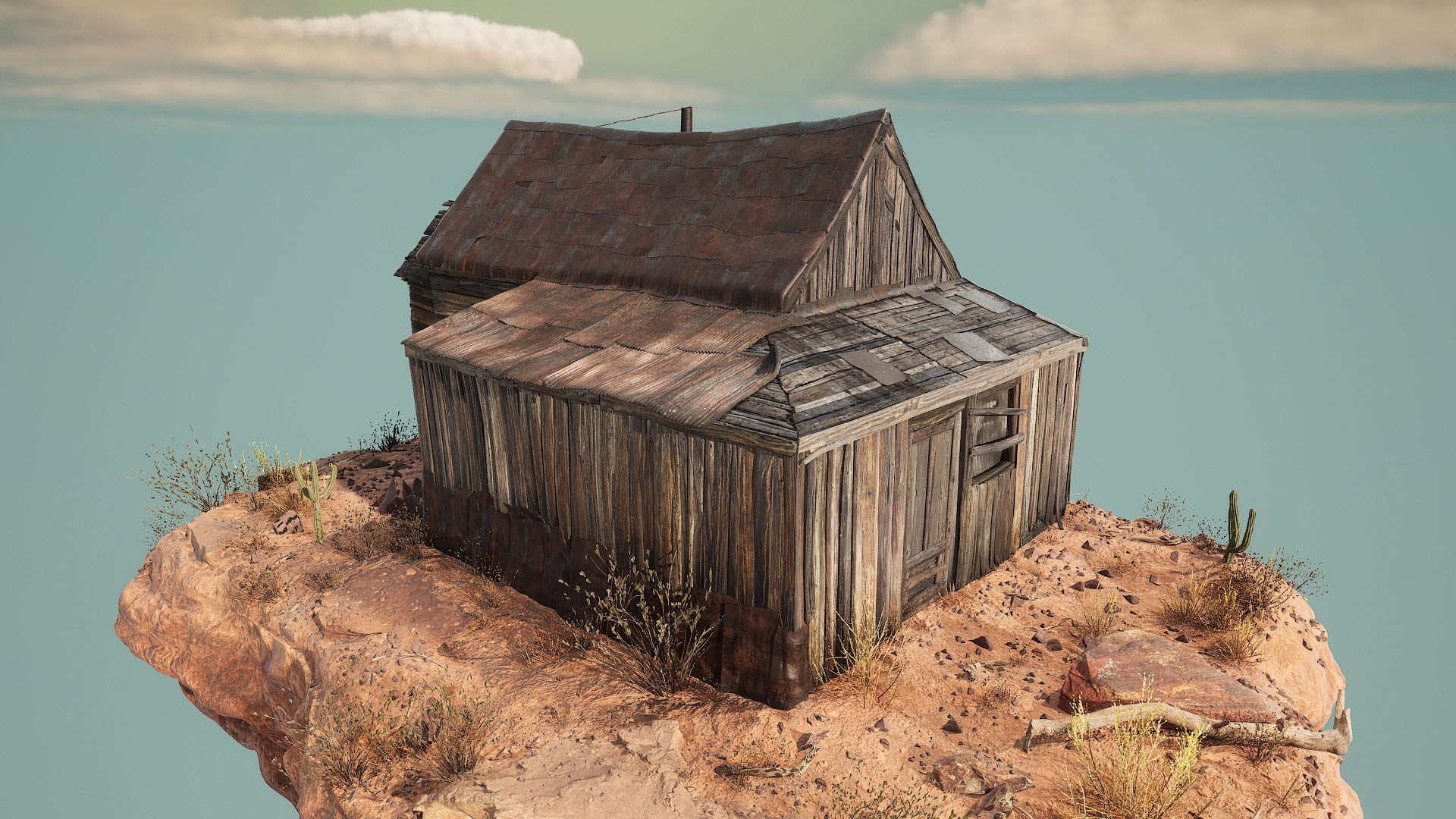 Old Wooden House in Props - UE Marketplace