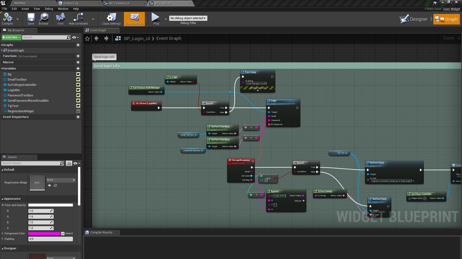 Firebase Login&User System in Code Plugins - UE Marketplace