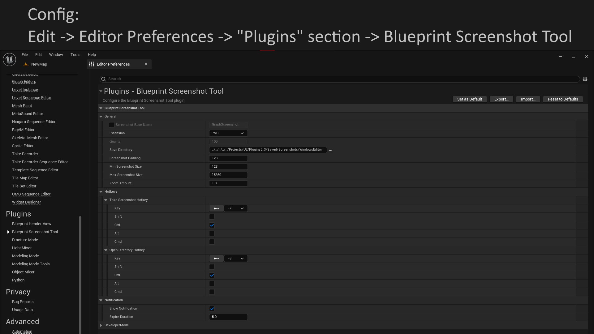 Blueprint Screenshot Tool in Code Plugins - UE Marketplace