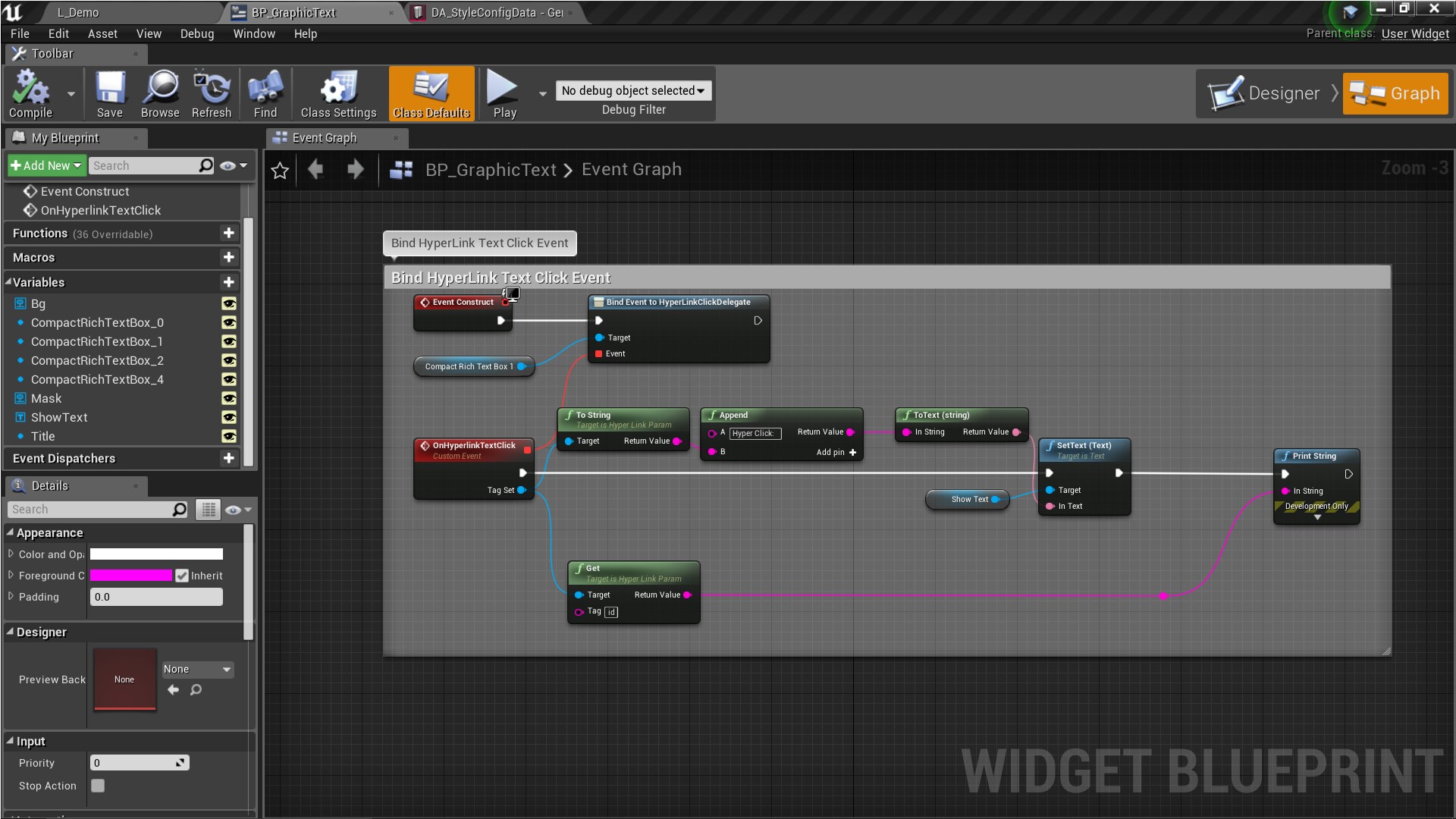 UMG Graphic Text Pro in Code Plugins - UE Marketplace