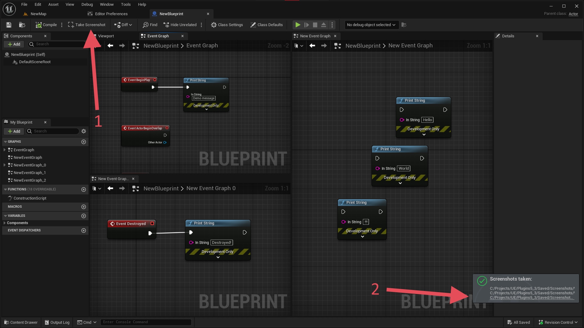Blueprint Screenshot Tool in Code Plugins - UE Marketplace