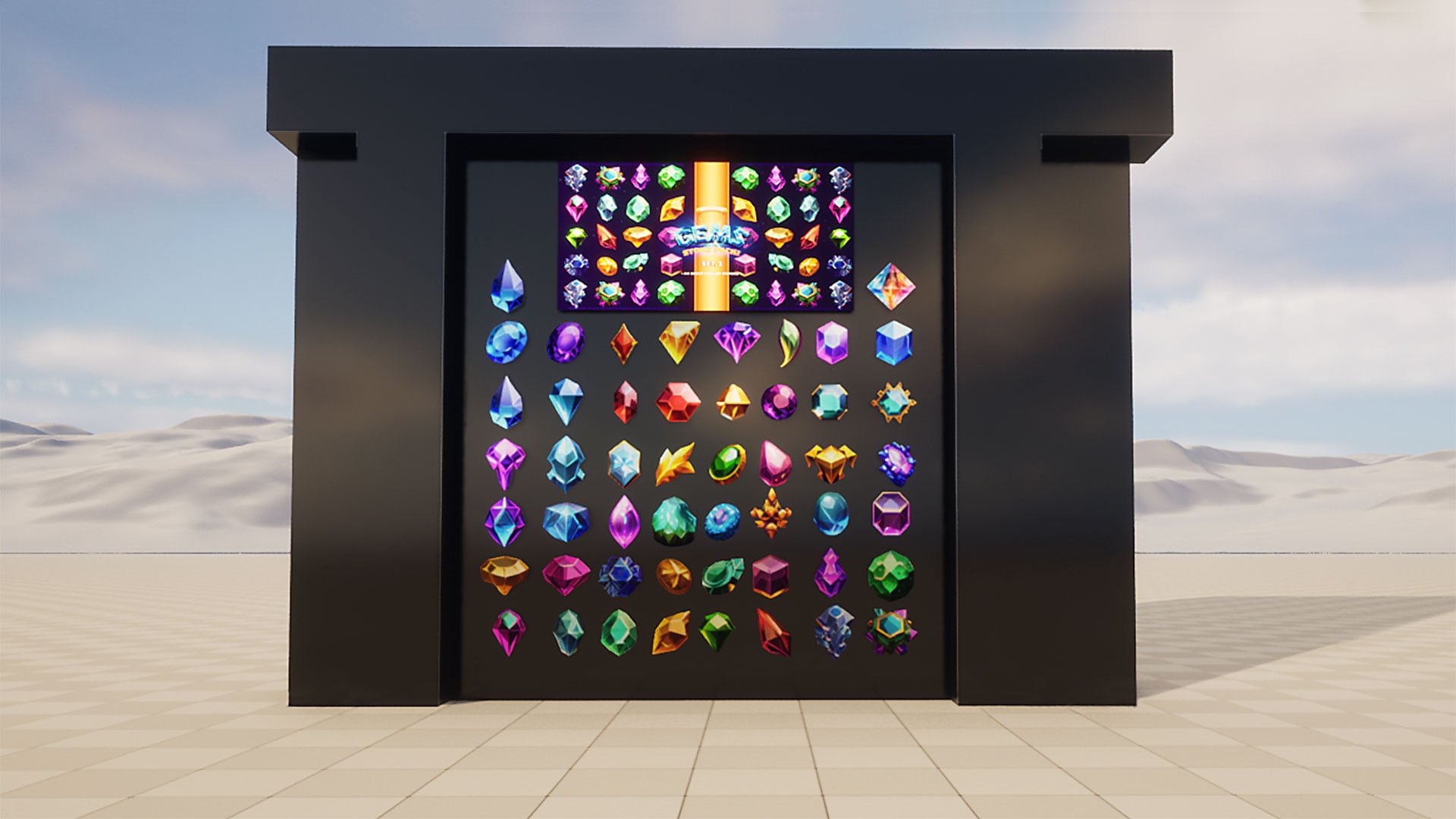 GEMSTONE 2D ASSET SPRITE ICON 50 PACK (S1) in 2D Assets - UE Marketplace