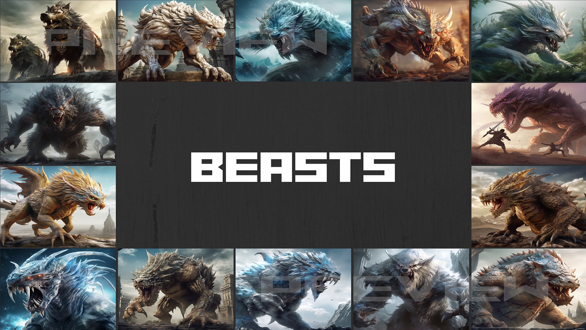 The Ultimate Creature Artwork Collection TCG - 300+ Creatures in 2D ...