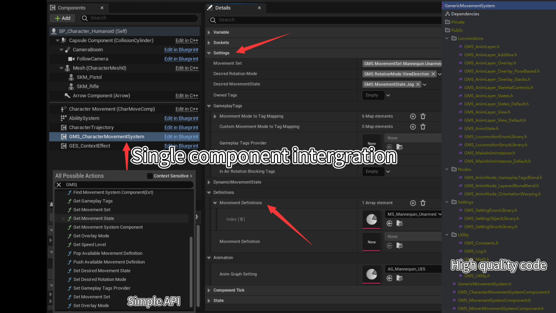Generic Movement System - A powerful movement control and locomotion system