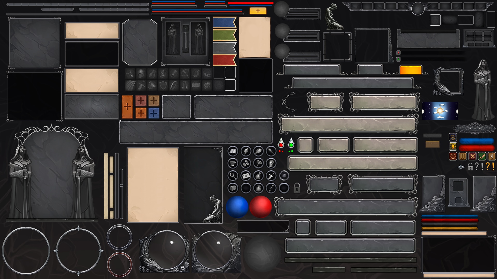 Gothic UI in 2D Assets - UE Marketplace