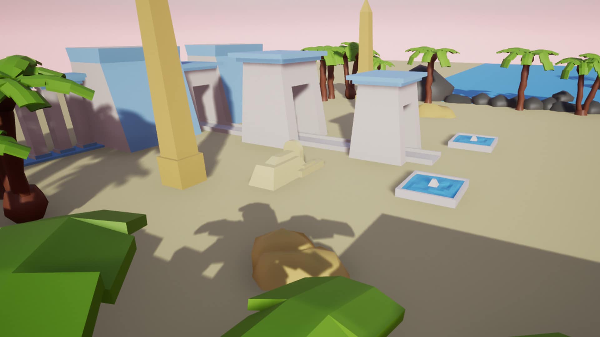 Ancient Egyptian City Simple Poly VR/AR/Low-Poly in Environments - UE ...