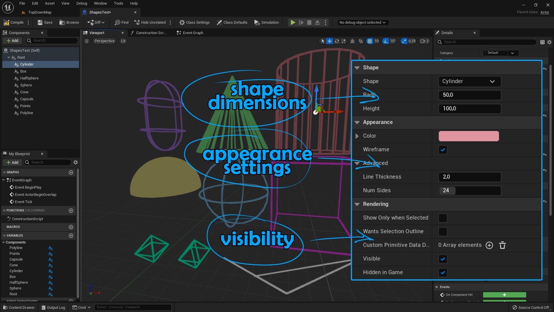 Shapes Visualizer In Code Plugins Ue Marketplace
