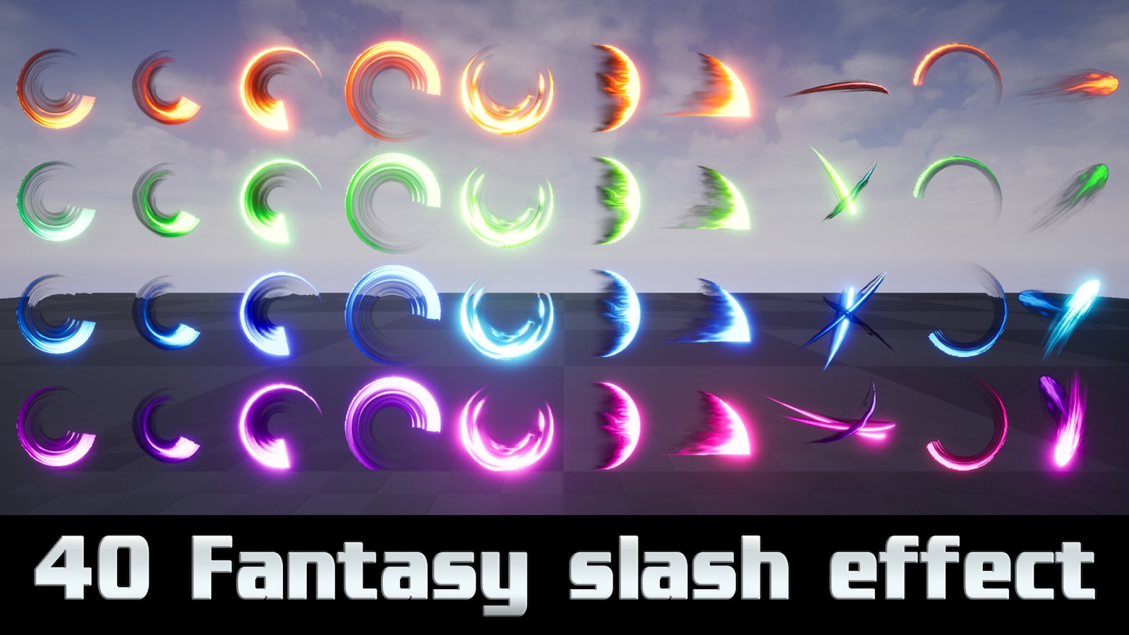 FxER Stylized Slash in Visual Effects - UE Marketplace