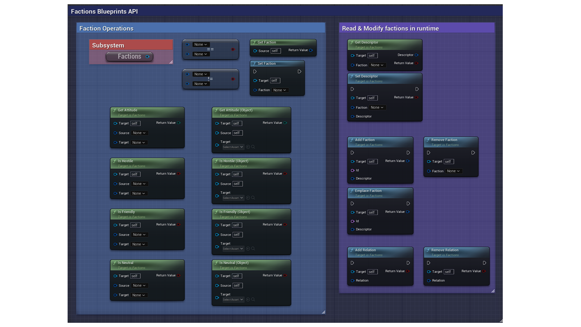 Factions Extension Asset Cloud