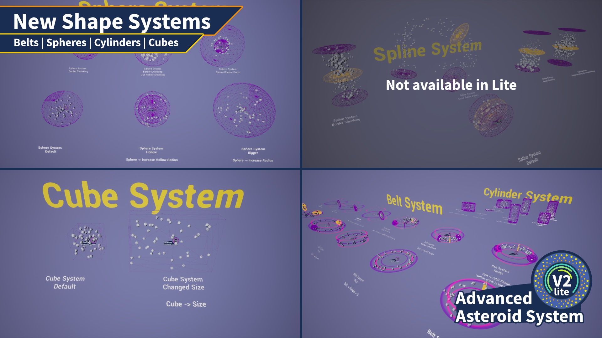 Advanced Asteroid System V2 Lite in Blueprints - UE Marketplace