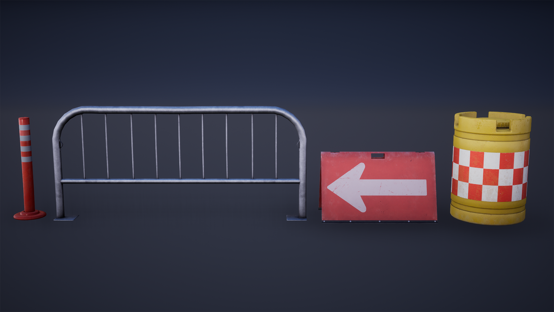 Road Construction Props in Props - UE Marketplace