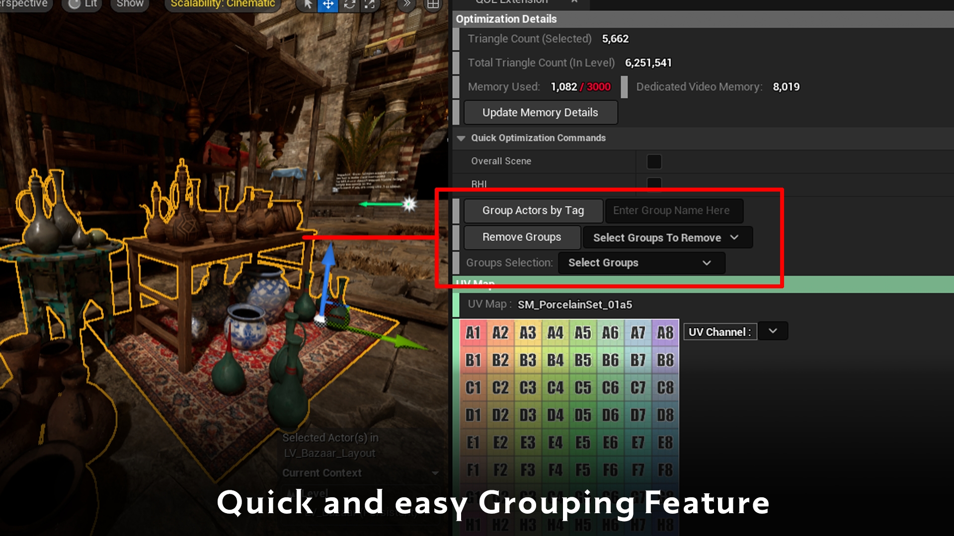在代码插件创建的editor Organize Tools And Quality Of Life Extension 虚幻引擎商城