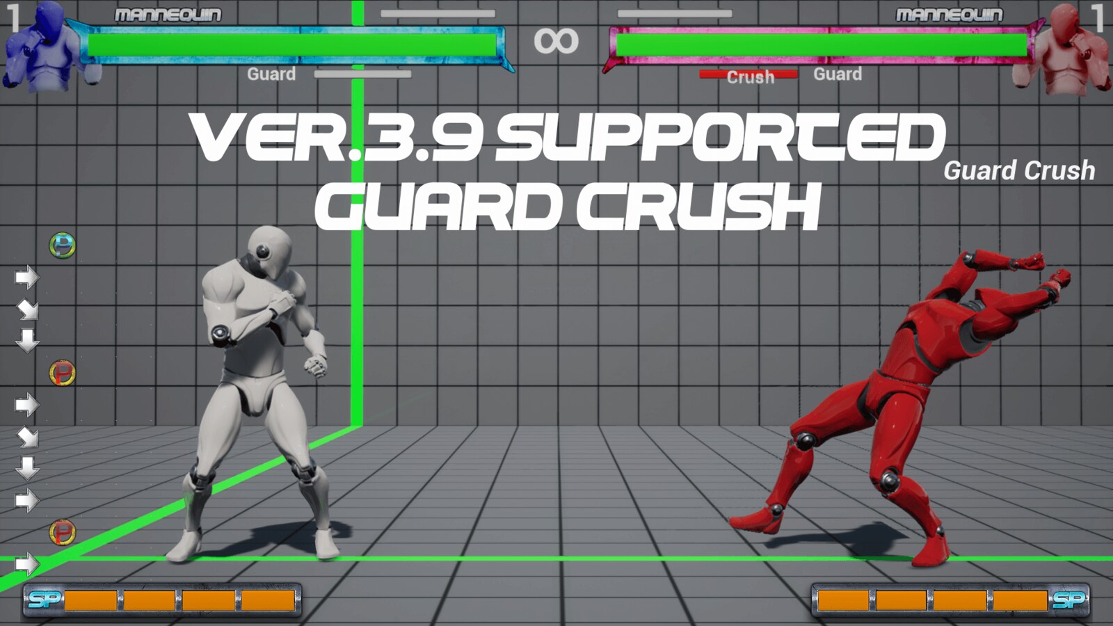 Fighting games template project in Blueprints - UE Marketplace