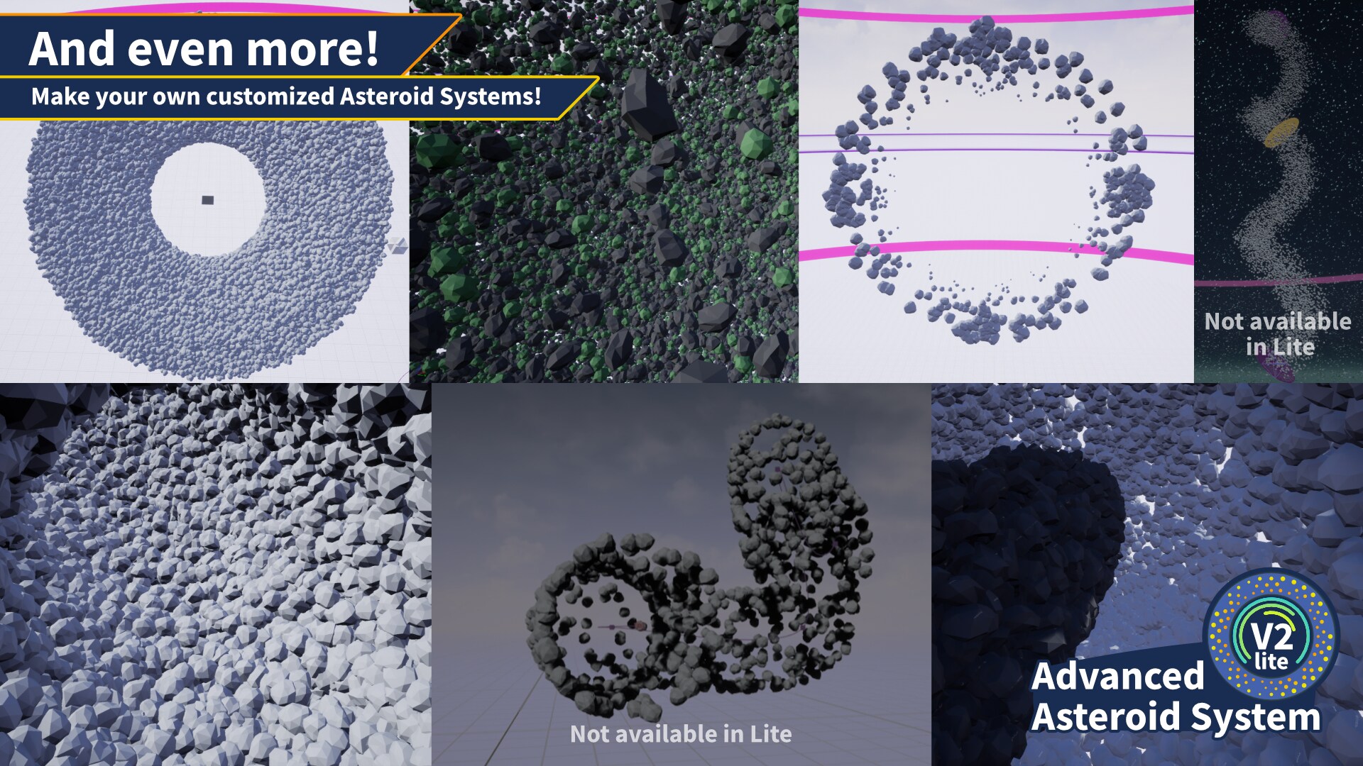 Advanced Asteroid System V2 Lite in Blueprints - UE Marketplace