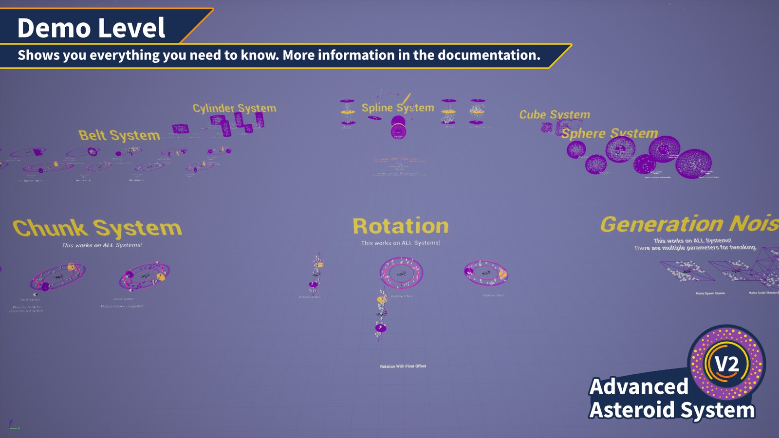 Advanced Asteroid System V2 in Blueprints - UE Marketplace