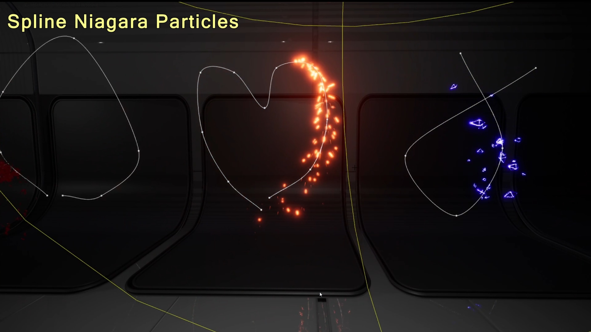 在特效创建的Spline Particle - 虚幻引擎商城
