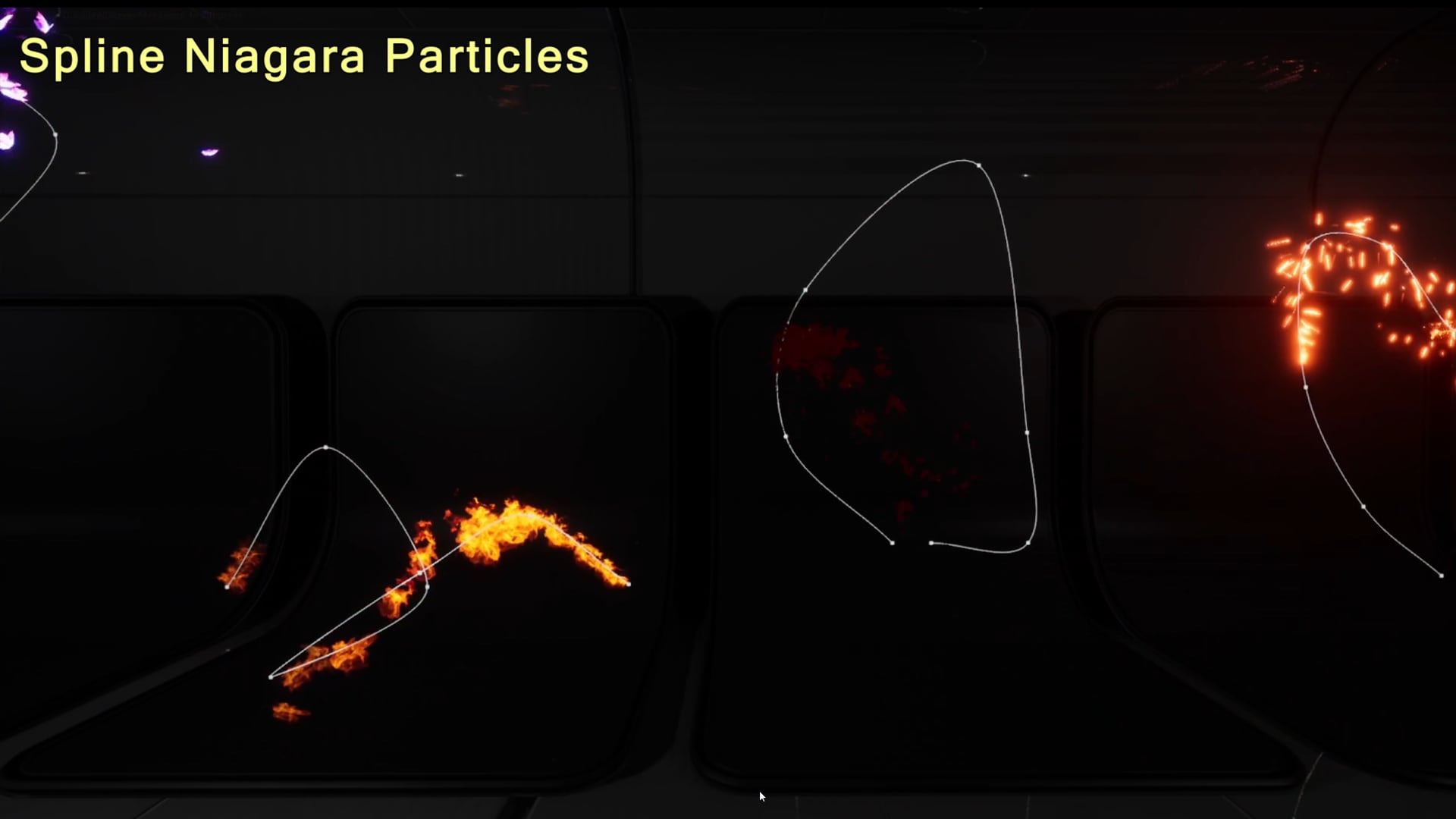 在特效创建的Spline Particle - 虚幻引擎商城