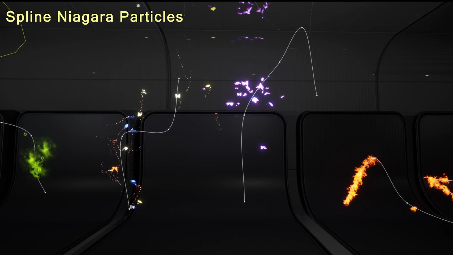 在特效创建的Spline Particle - 虚幻引擎商城