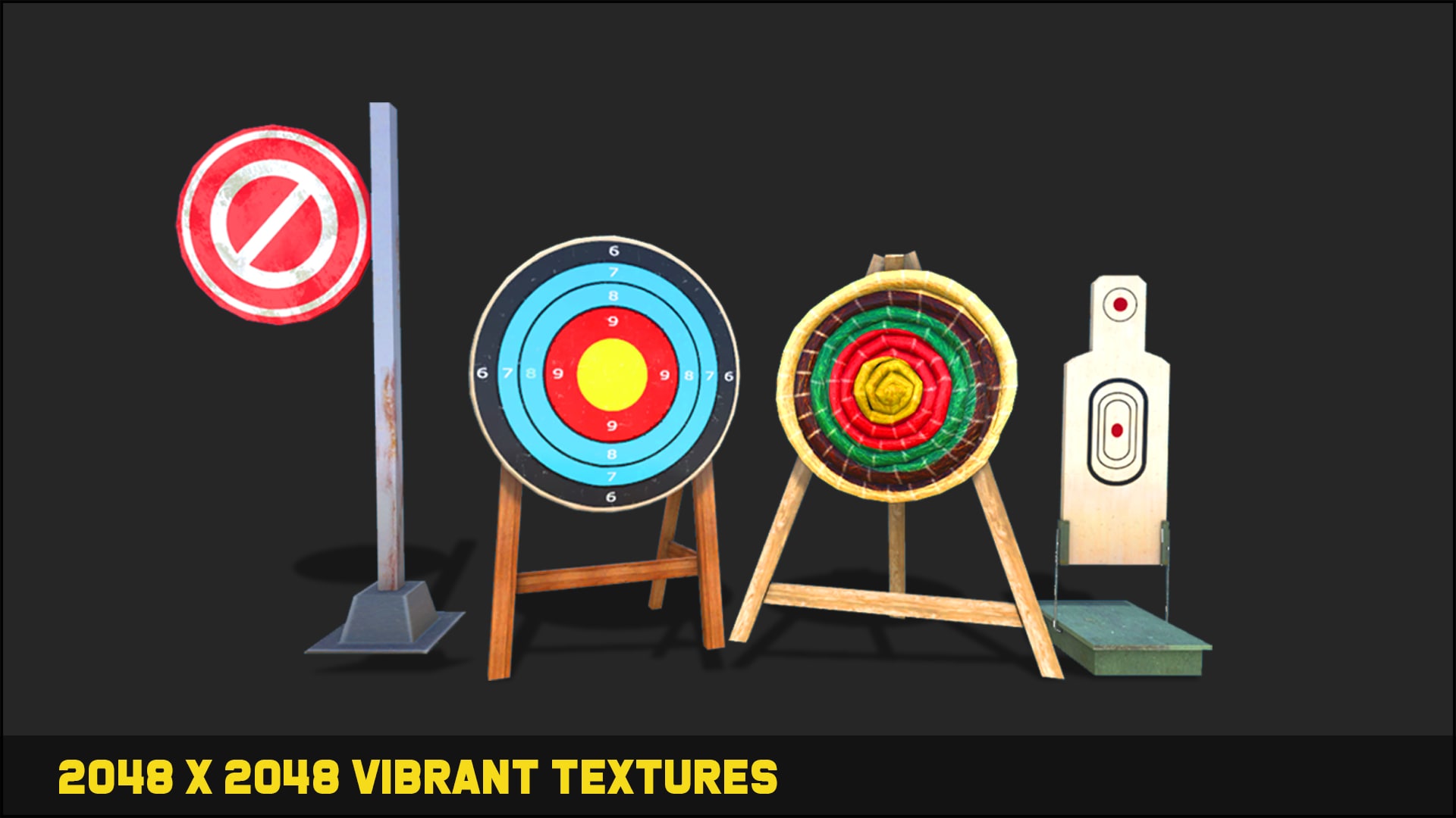 Shooting Target Assets Mega Bundle, 카테고리 소품 - UE 마켓플레이스