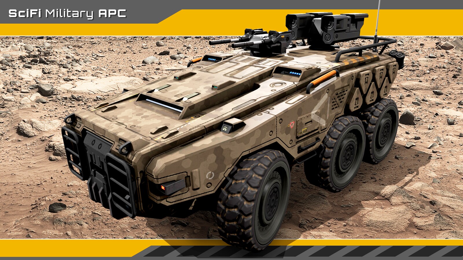 SciFi Military APC in Props - UE Marketplace