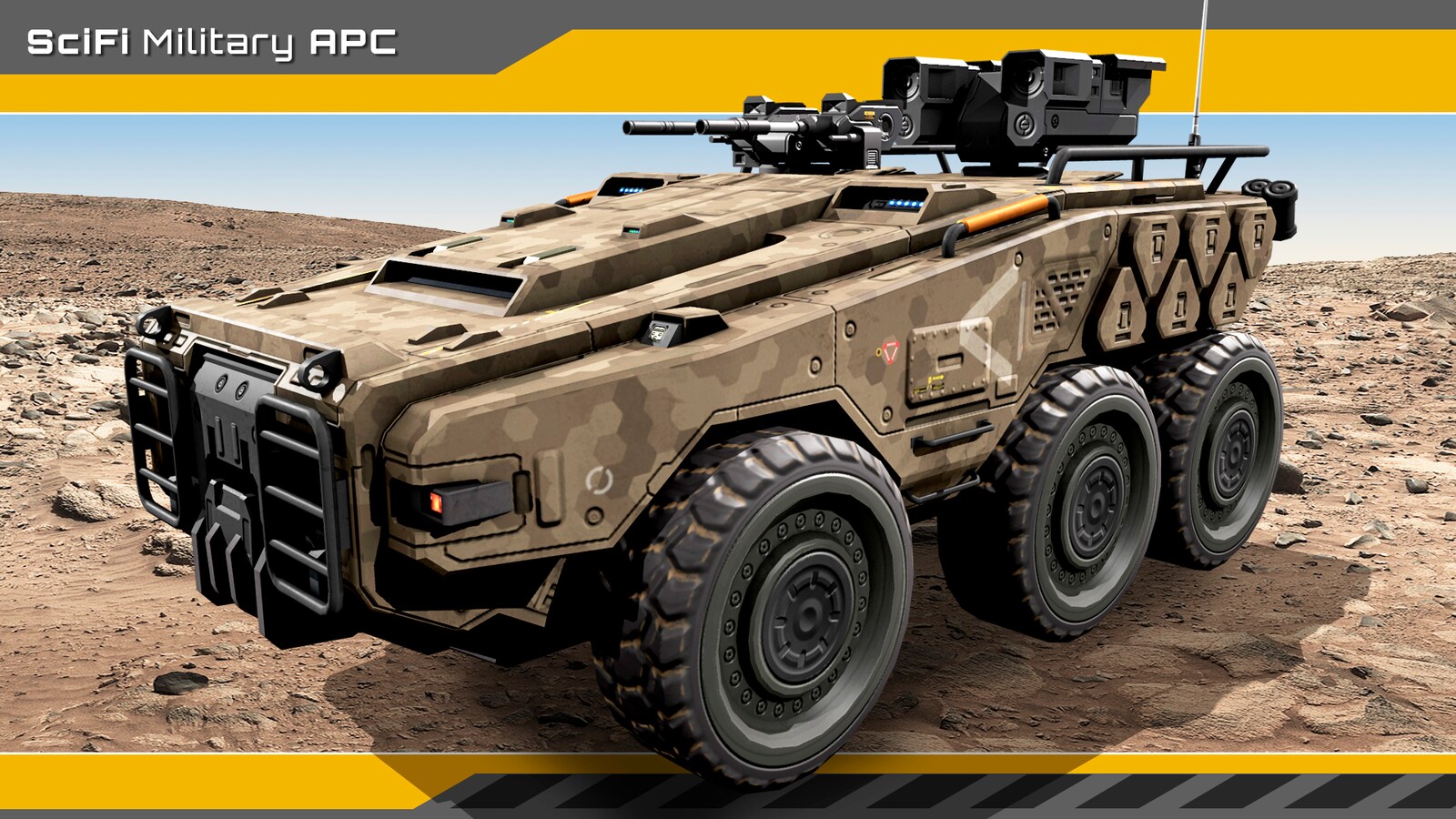 SciFi Military APC in Props - UE Marketplace