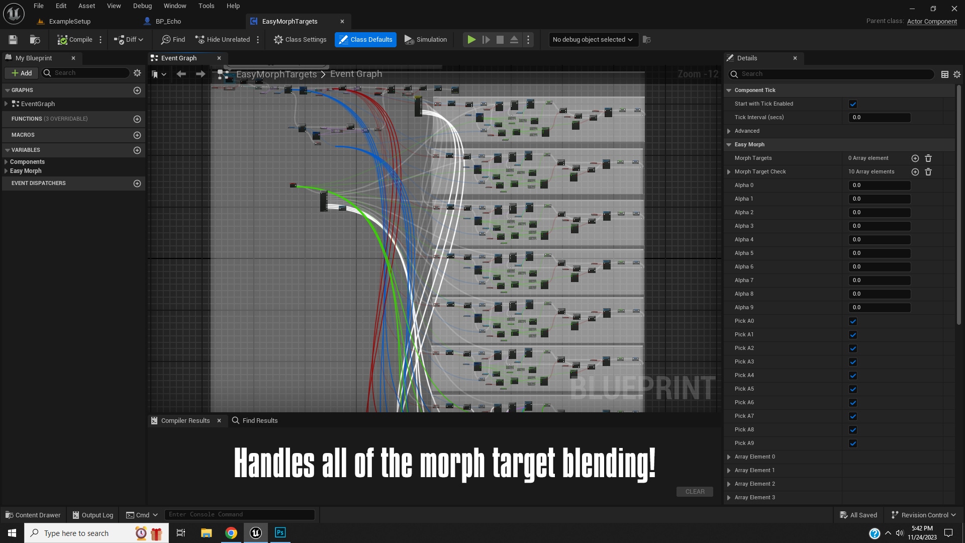 Easy Morph Targets In Blueprints Ue Marketplace